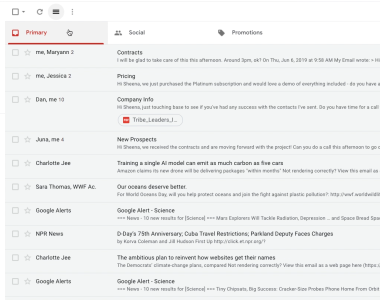 Gmail Message Preview