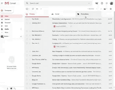 Gmail Message Preview